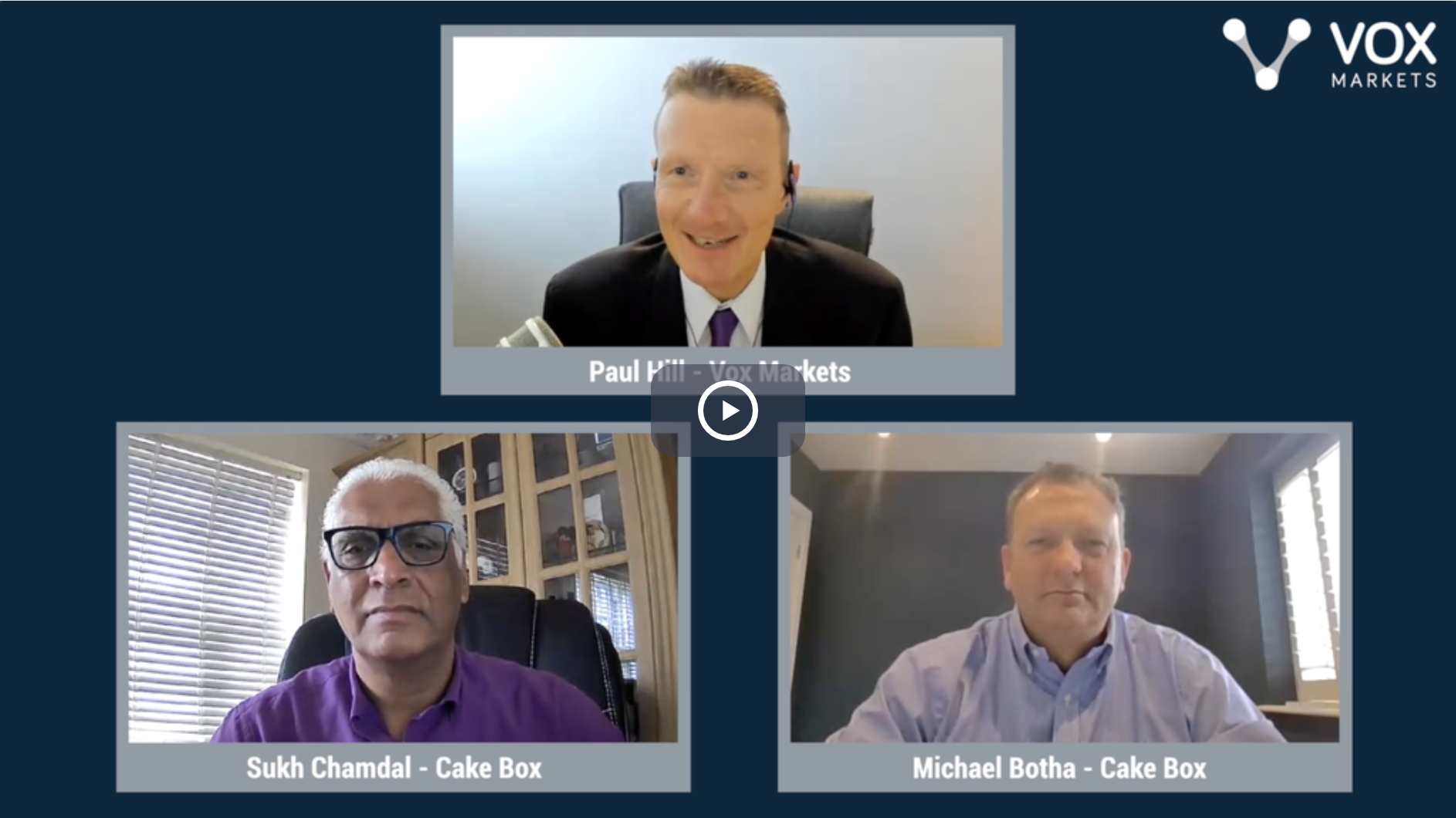 Q&A with Cake Box CEO Sukh Chamdal & CFO Michael Botha - Vox Markets