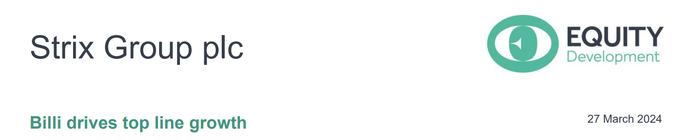 Strix Group: Equity Development - Vox Markets