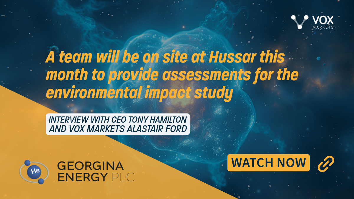 Interview with Georgina Energy's Chief executive, Tony Hamilton - Vox ...