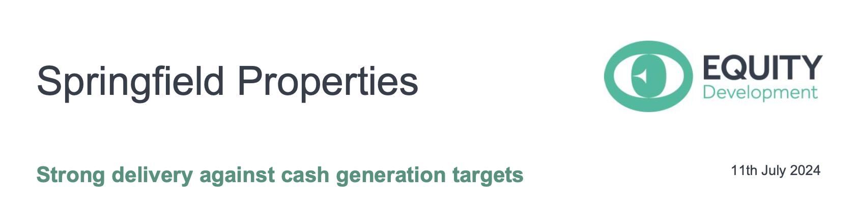 Springfield Properties: Equity Development - Vox Markets