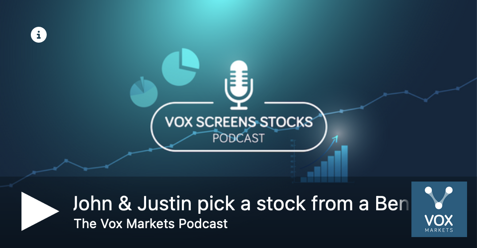 Vox Screens Stocks: John & Justin pick a stock from a Ben Graham ...