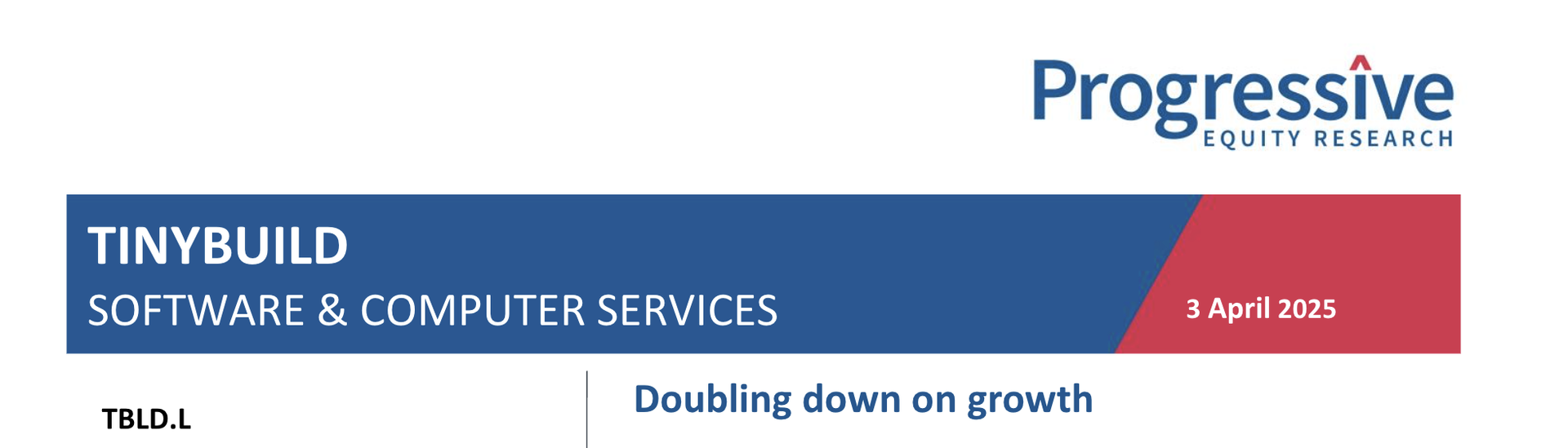 tinyBuild: Progressive - Vox Markets