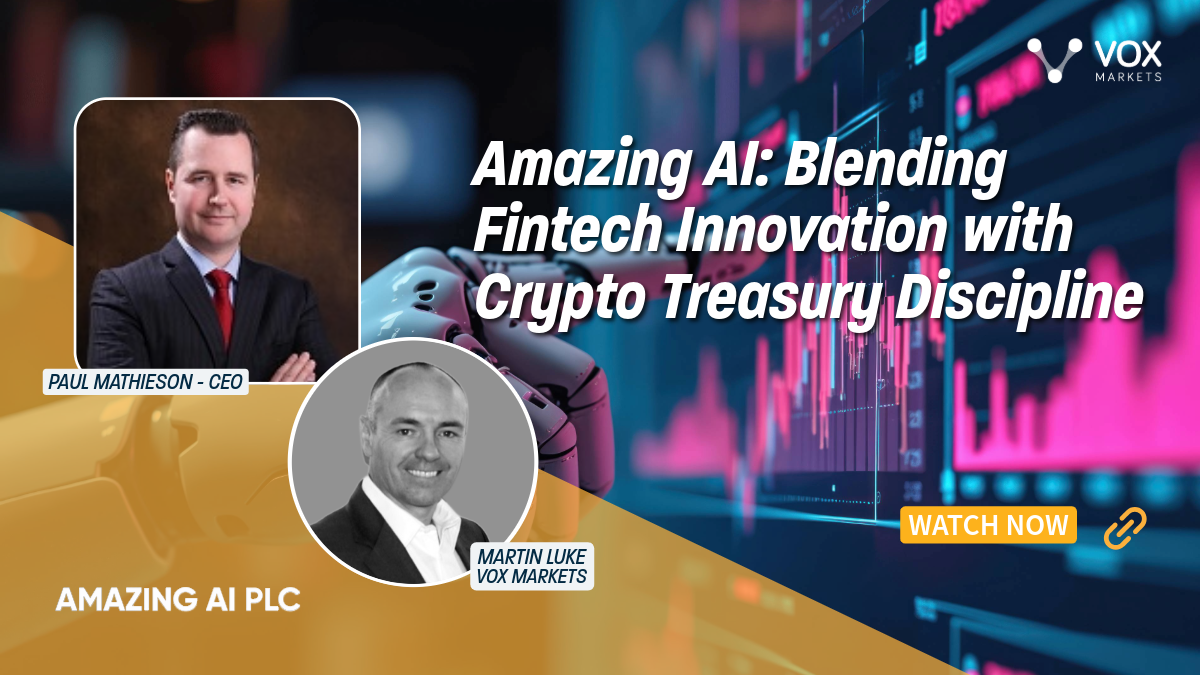 Interview with CEO, Paul Mathieson from Amazing AI - Vox Markets