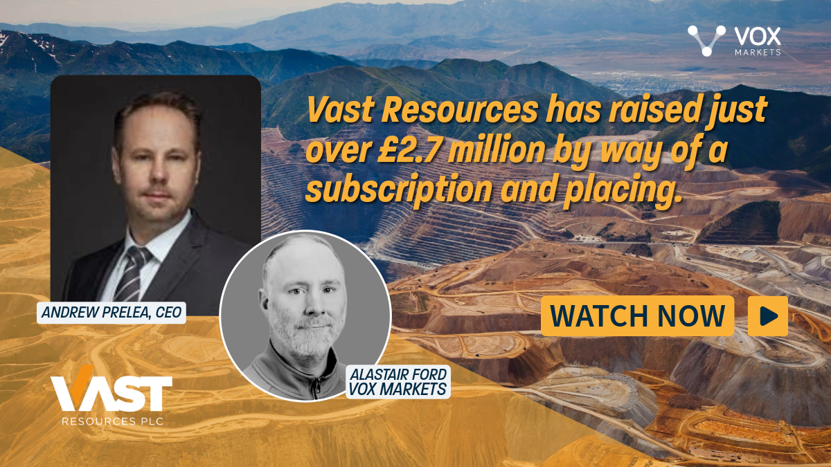 Q&A with Andrew Prelea, CEO of Vast Resources Plc - Vox Markets