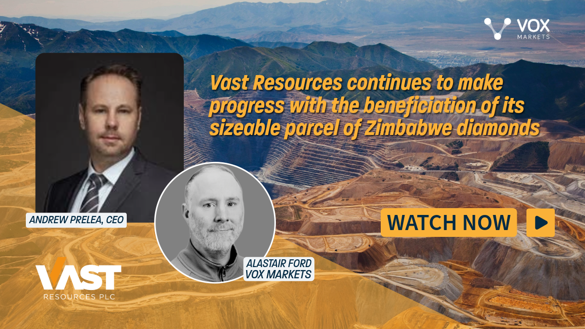 Interview with Chief executive Andrew Prelea from Vast Resources Plc - Vox Markets