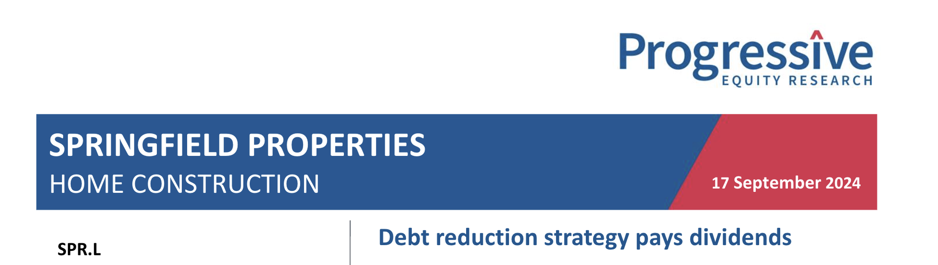 Springfield Properties: Progressive - Vox Markets