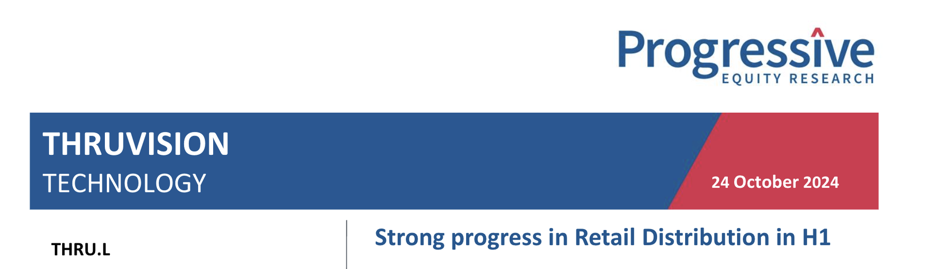 Thruvision: Progressive - Vox Markets