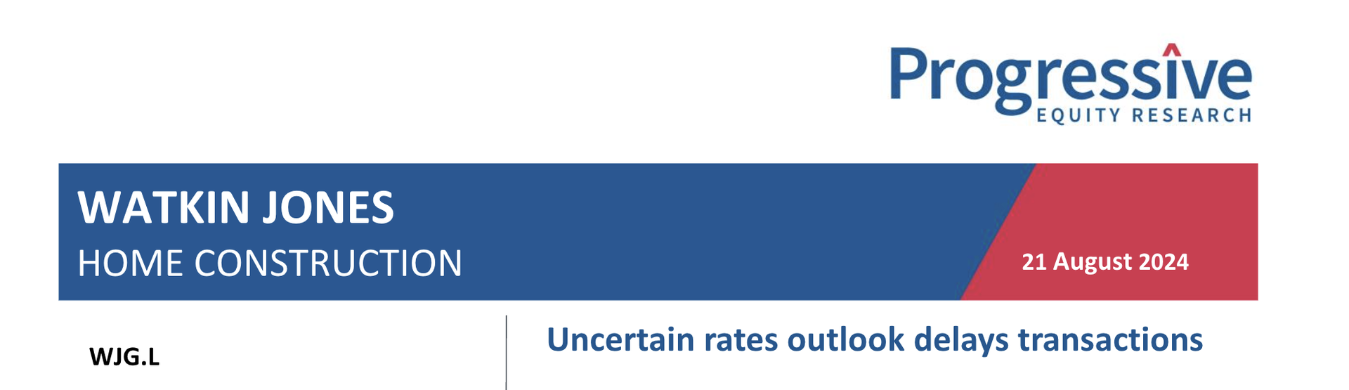 Watkin Jones: Progressive - Vox Markets