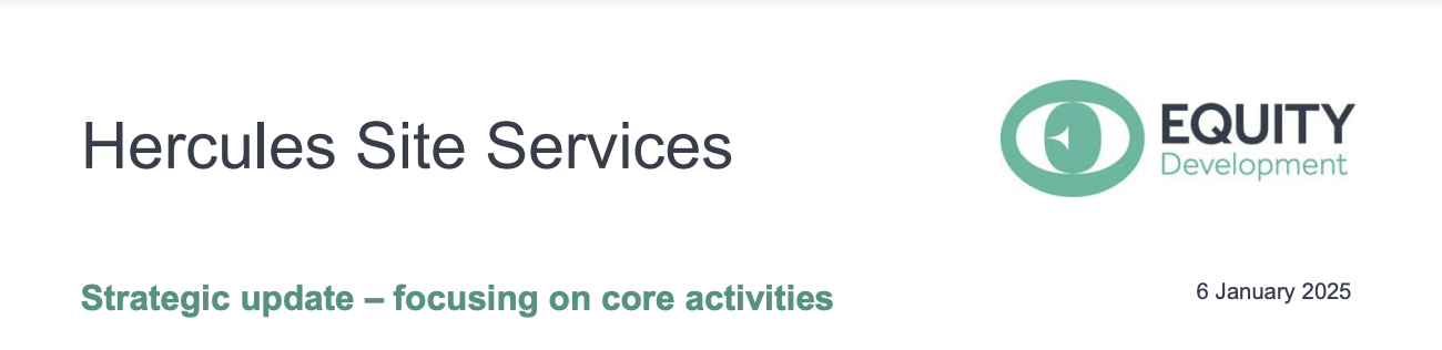 Hercules Site Services: Equity Development - Vox Markets